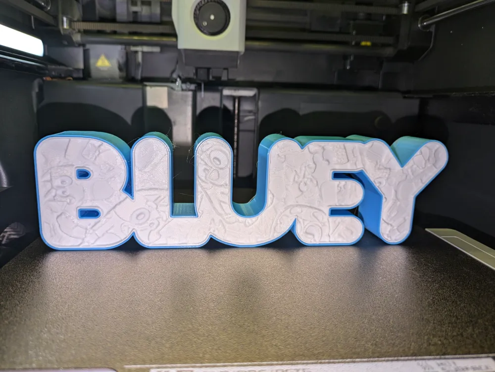 Bluey lithophane ligtbox / stand by lefty3d - MakerWorld