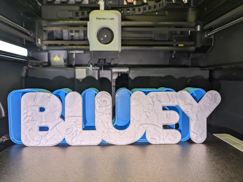 Bluey lithophane ligtbox / stand by lefty3d - MakerWorld