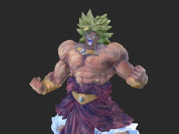 Dragon Ball Broly figure - High detail - Free 3D Print Model - MakerWorld