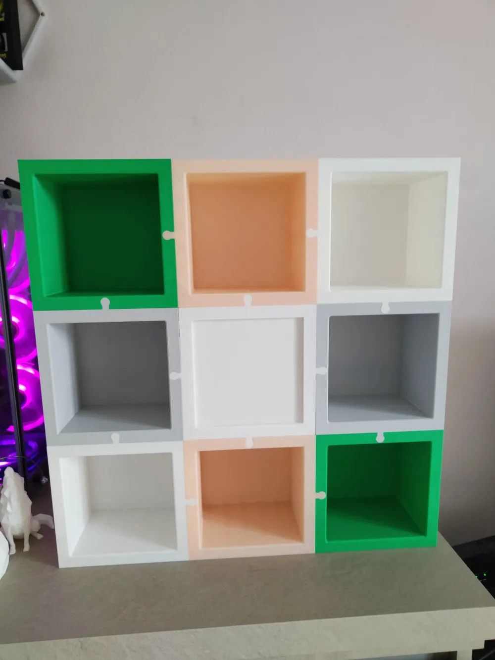 Modular Puzzle Shelf - Free 3D Print Model - MakerWorld