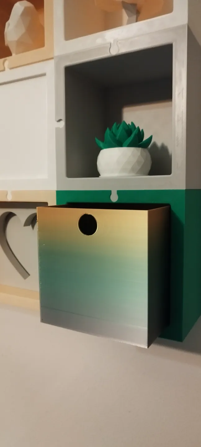 Modular Puzzle Shelf - Free 3D Print Model - MakerWorld