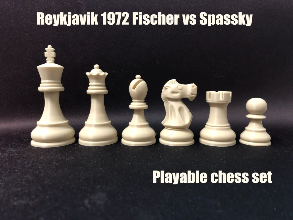 Juego de Ajedrez Reikiavik 1972 Fischer vs Spassky - Modelo de ...