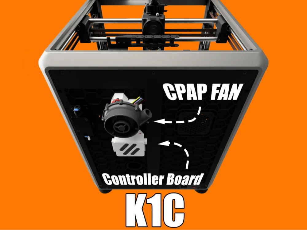 Cpap Fan Mount Creality K1 WS7040 by Drak MakerWorld: Download Free 3D ...