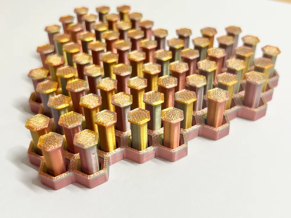 Pin art heart shaped fidget toy by lilyloves3d - MakerWorld