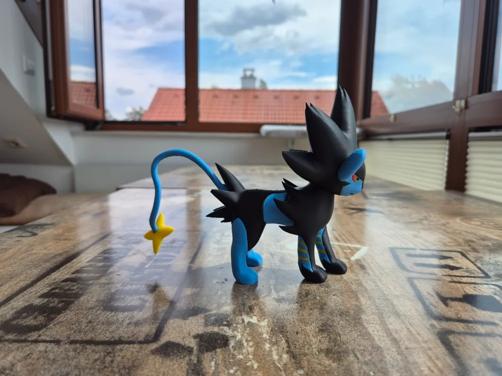 Luxray (Pokemon) Fully AMS Compatible - Free 3D Print Model - MakerWorld