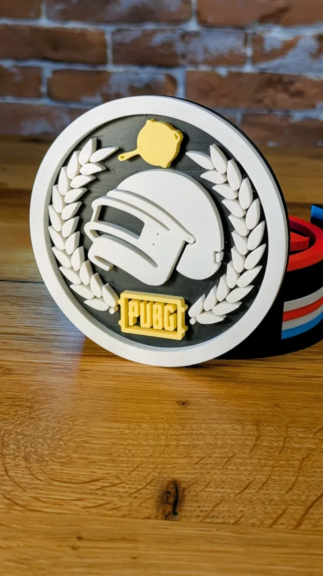 PUBG Untersetzer – Kostenloses 3D-Druckmodell – MakerWorld