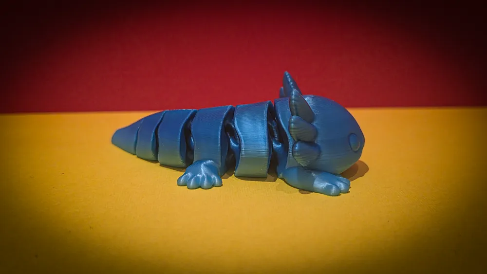 Cute Flexy Axolotl (Articulated Fidget Toy) - Free 3D Print Model ...