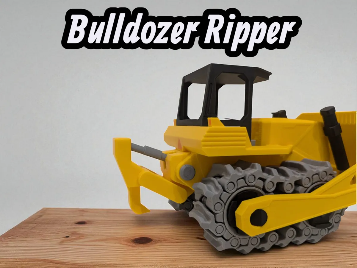 Bulldozer Ripper for Toy bulldozer - Free 3D Print Model - MakerWorld