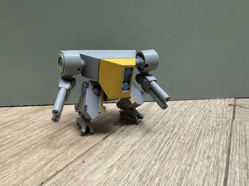 micro mech 3 'Dorito' by OB3D MakerWorld: Download Free 3D Models