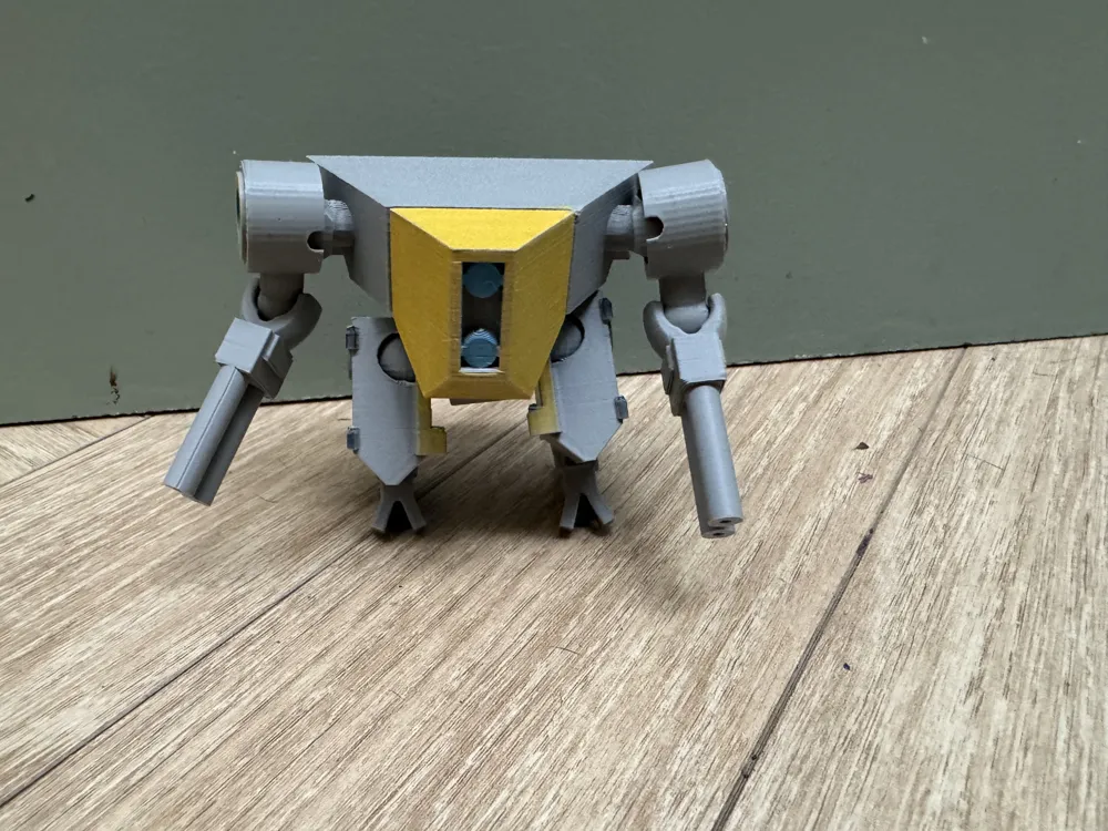 micro mech 3 'Dorito' by OB3D MakerWorld: Download Free 3D Models
