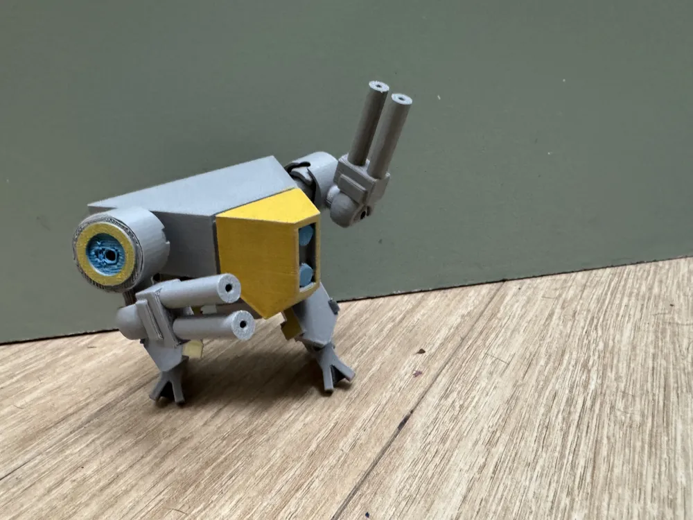 micro mech 3 'Dorito' by OB3D MakerWorld: Download Free 3D Models