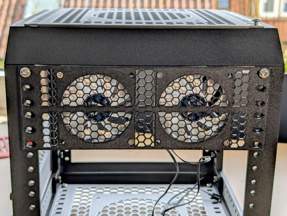 10" 2U Rack Panel for 2 Fans, 80mm (PC-FAN) - Free 3D Print Model ...