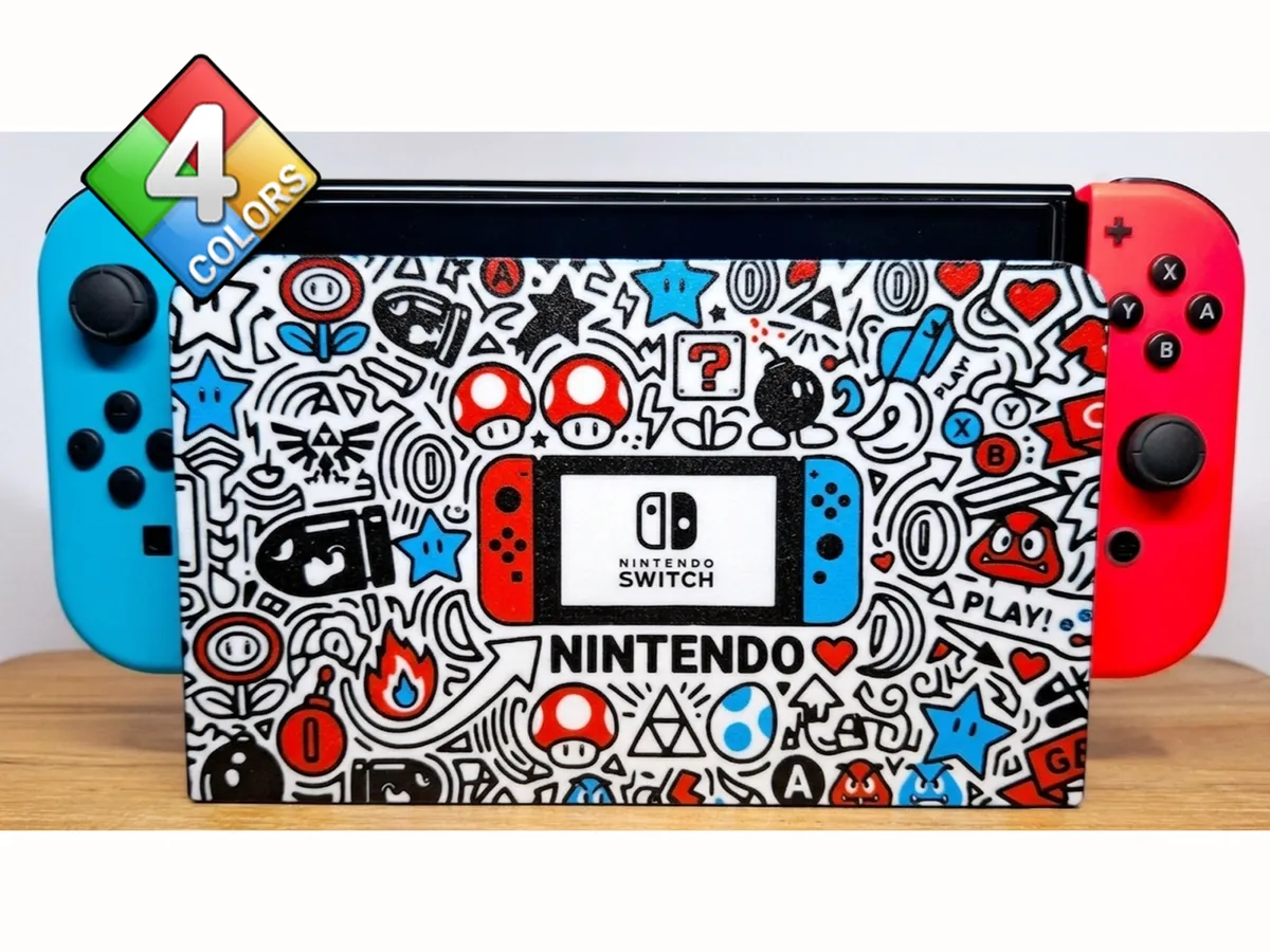 Coque switch Oled - Doodle Edition - Free 3D Print Model - MakerWorld