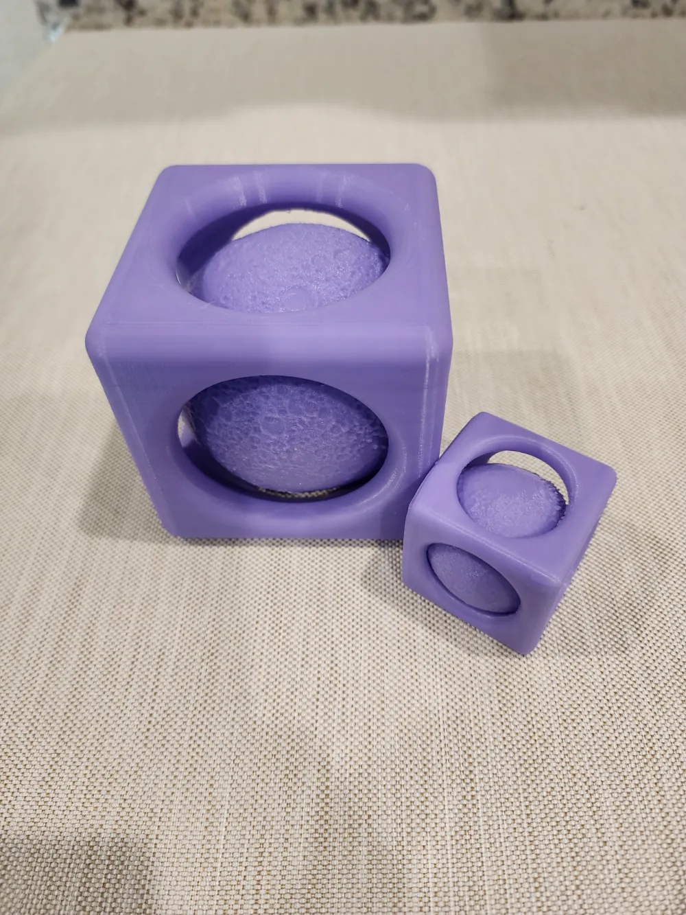 CubeMoon Fidget Spinner Print In Place by Airic The Red - MakerWorld