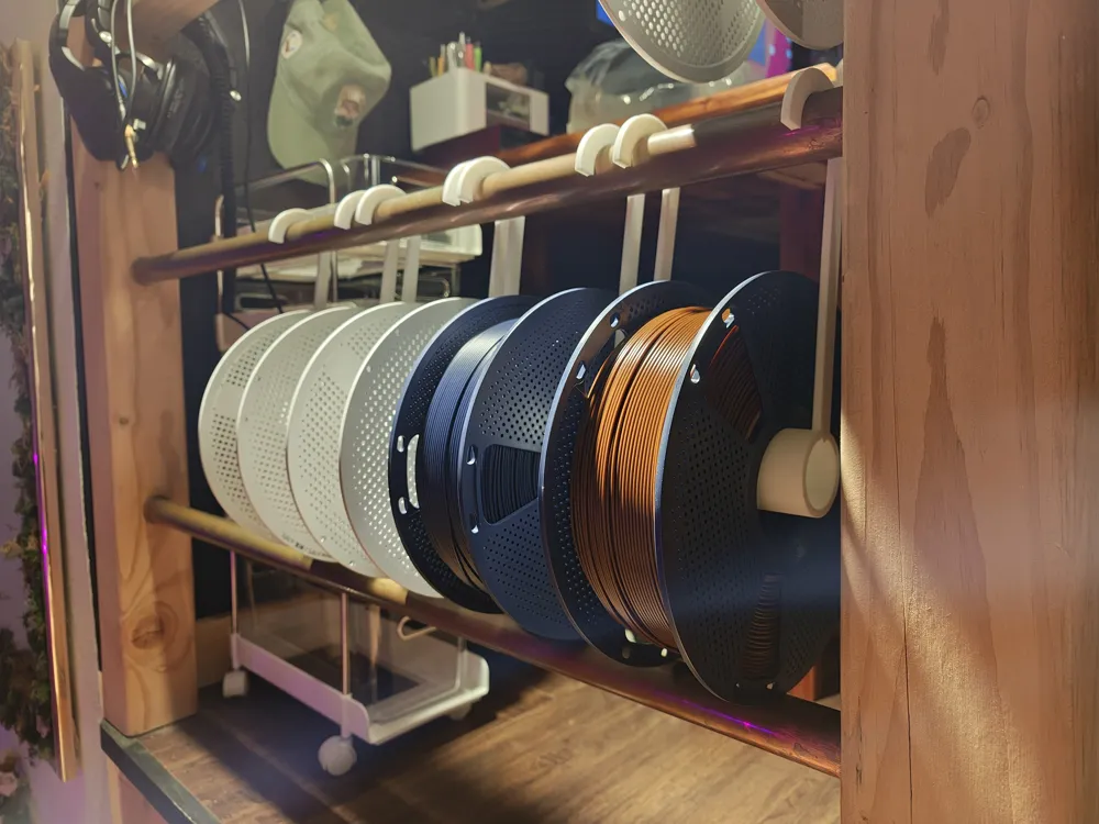 Large Hooked Spool Hanger - Free 3D Print Model - MakerWorld