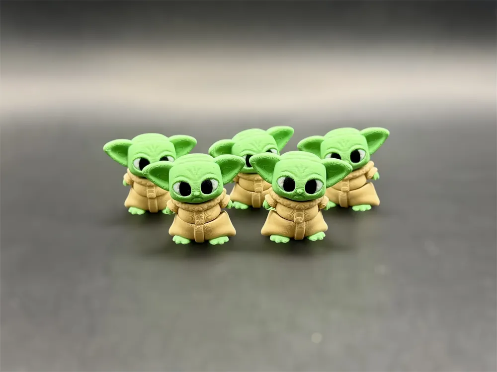 Grogu (Baby Yoda) Flexi - Free 3D Print Model - MakerWorld