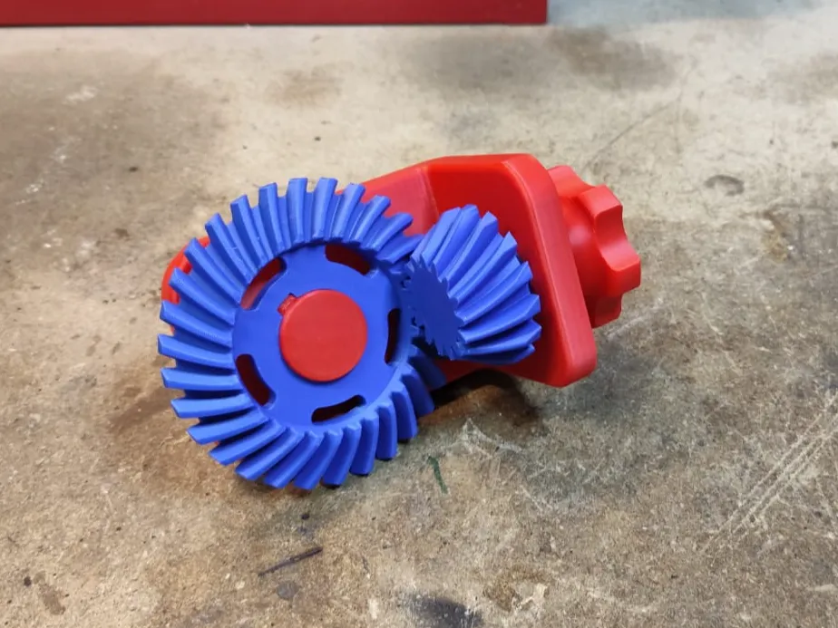 Bevel gear model by Handyman MakerWorld: Download Free 3D Models