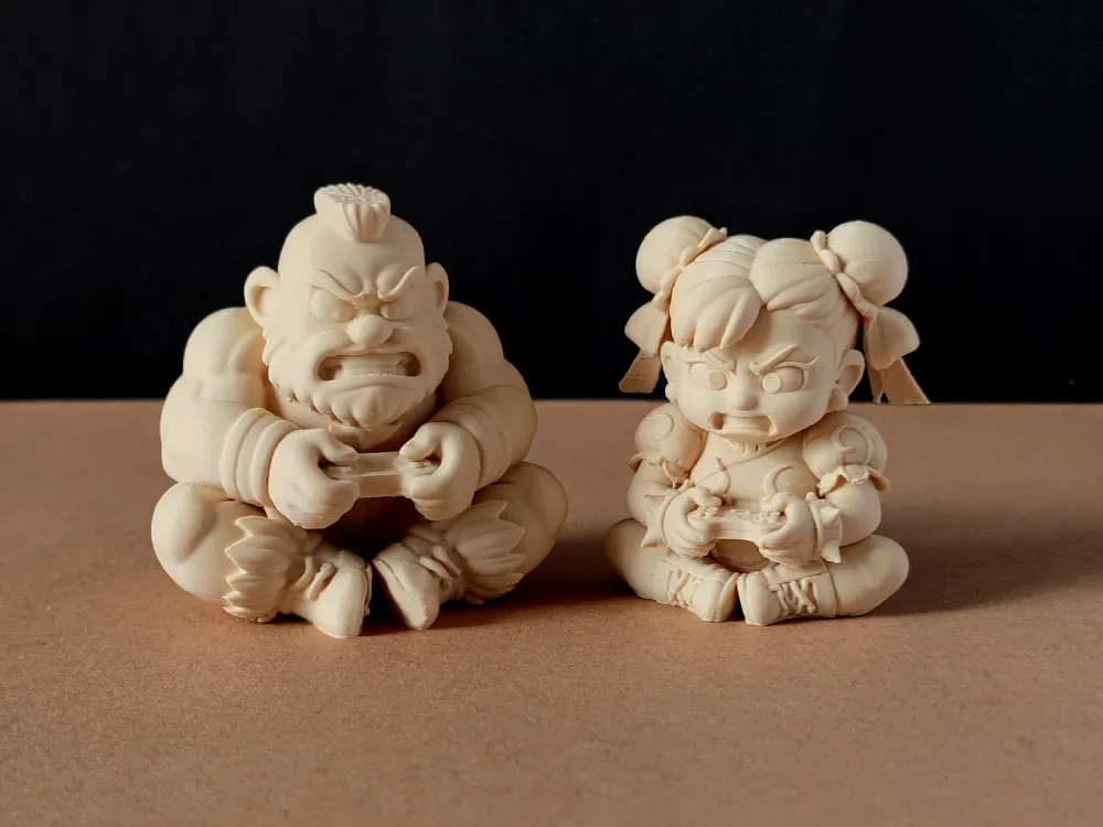 Street Fighter series Zangief&Chun-Li - Free 3D Print Model - MakerWorld