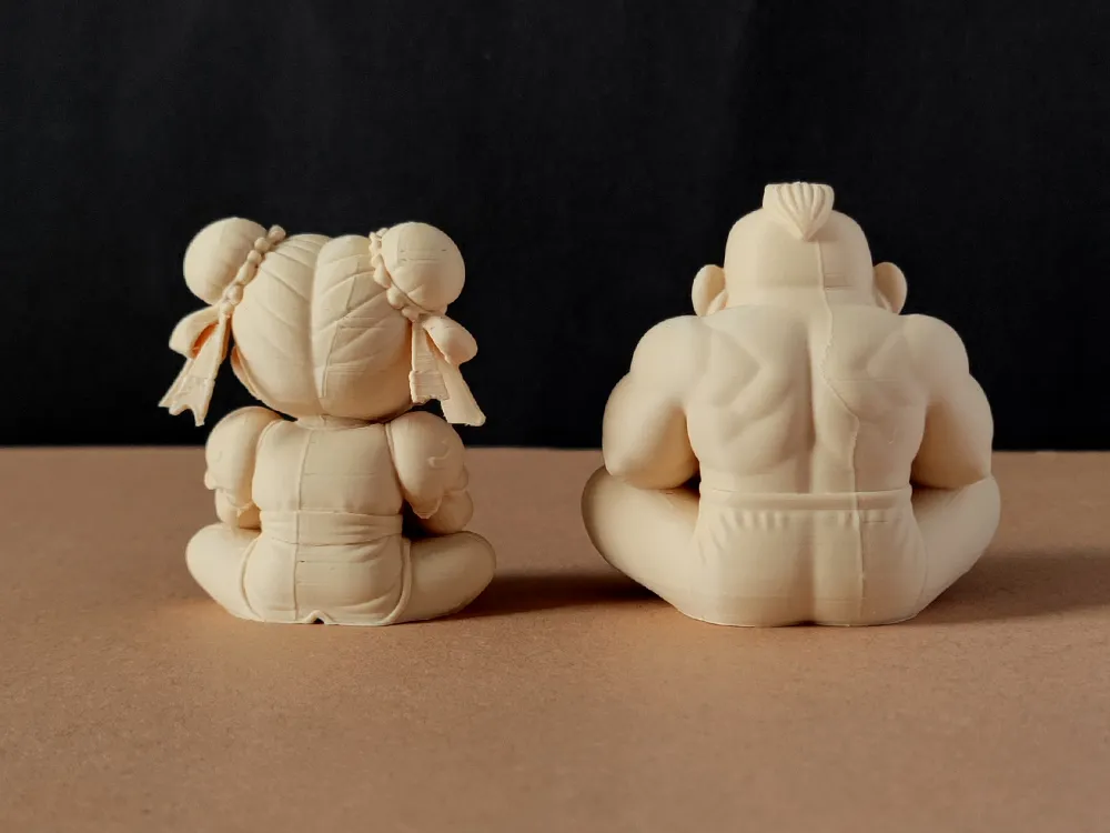 Street Fighter series Zangief&Chun-Li - Free 3D Print Model - MakerWorld