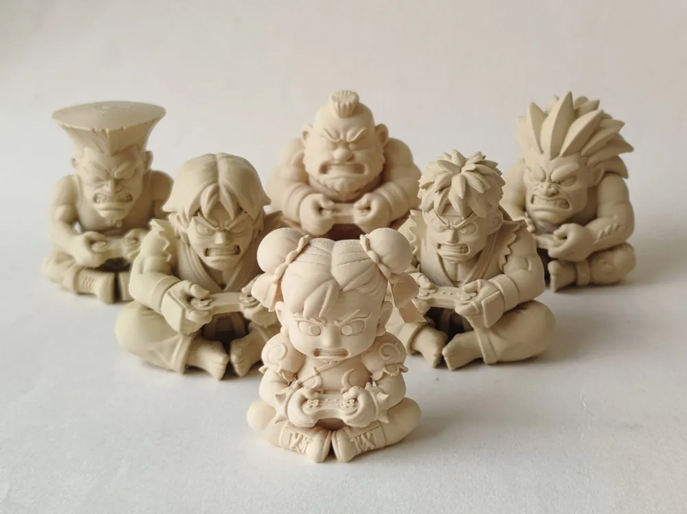 Street Fighter series Zangief&Chun-Li - Free 3D Print Model - MakerWorld