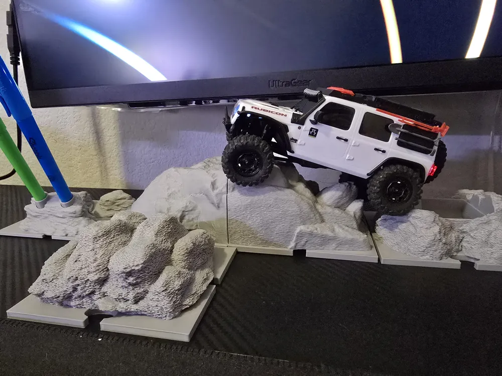 Rocha para Mini Pista de Crawler de Mesa SCX-30 - Modelo gratuito para ...