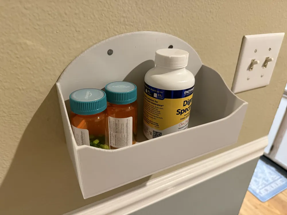 Customizable Wall Shelf (Bucket-Style) - Free 3D Print Model - MakerWorld