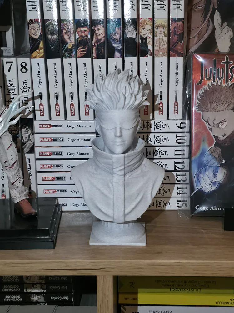 Bust of Satoru Gojo - Jujutsu Kaisen - Free 3D Print Model - MakerWorld