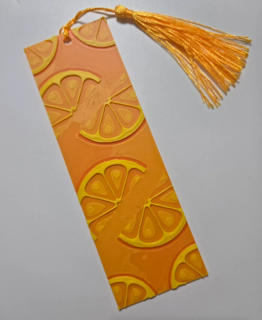 orange slice bookmark art by cathrinedmarie - MakerWorld