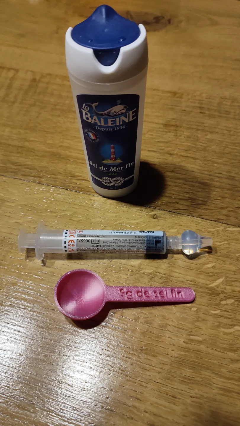 measuring spoon for saline solution by CocoRico - MakerWorld