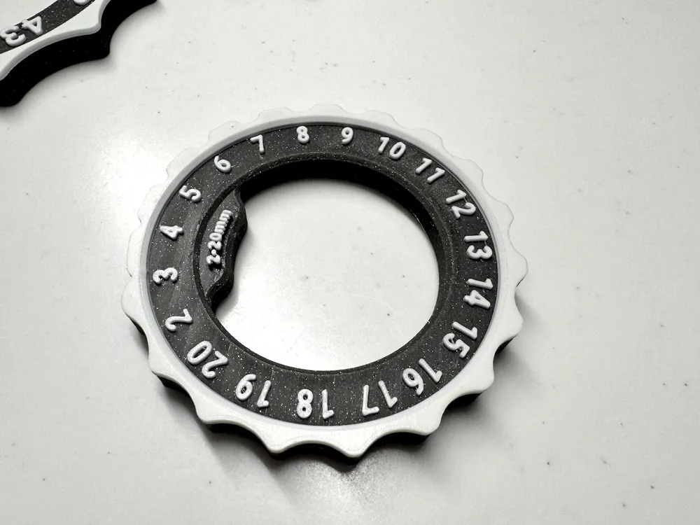 Diameter / Radius Gauge - Metric 2-20mm (S) by PDX CNC - MakerWorld