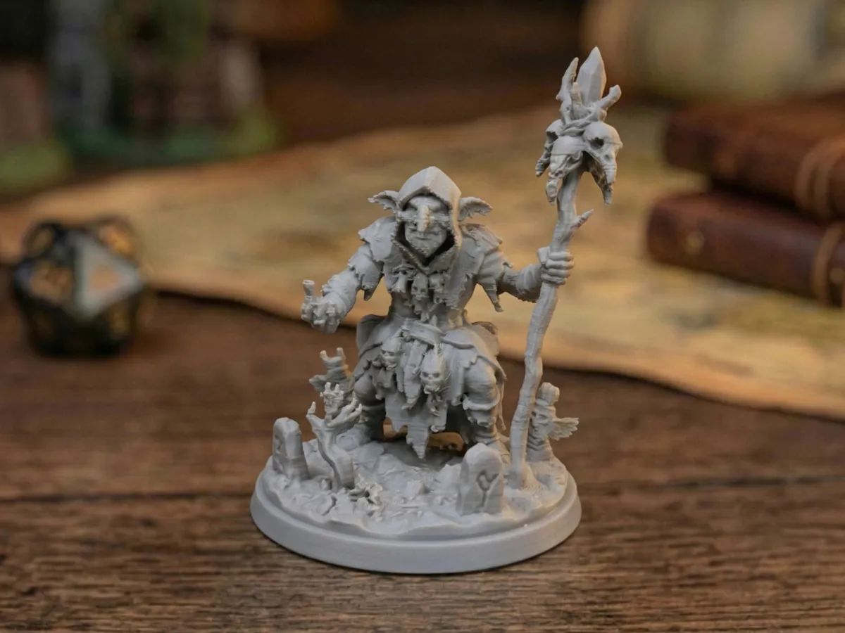 Goblin Shaman - Arcane Witch Doctor (32mm base) - Free 3D Print Model ...