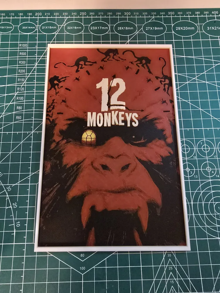 12 Monkeys Movie Poster - Hueforge Art by Lumpy3D MakerWorld: Download ...