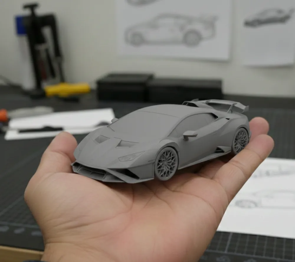 Lamborghini Huracán STO Model - Free 3D Print Model - MakerWorld