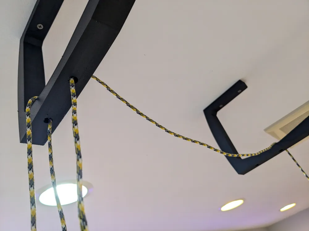 Carbon Nylon Ceiling Storage Hook by HeyItsMeEarl - MakerWorld
