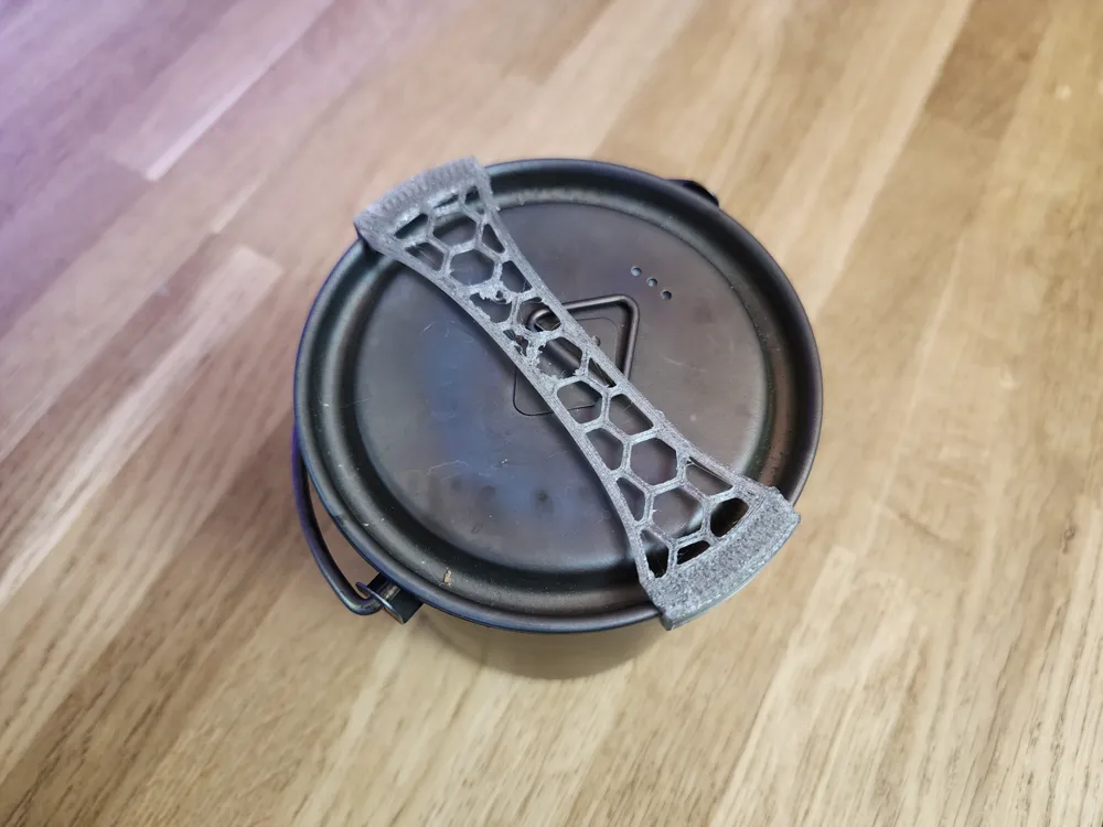 Titanium pot lid fixer Remixed by GrandBst - MakerWorld