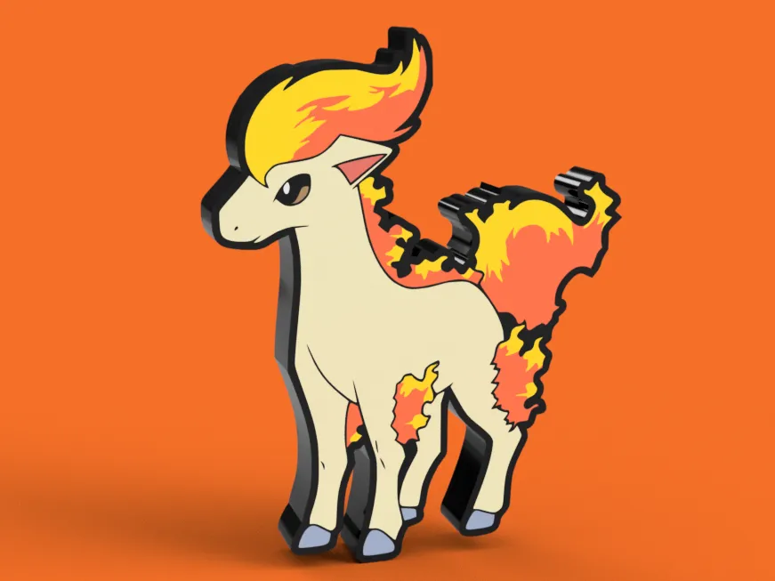 Ponyta Lightbox by Sitsero - MakerWorld