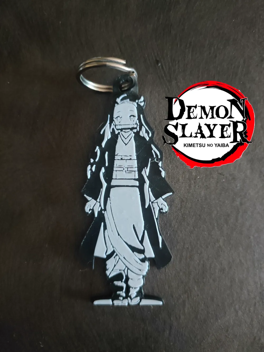 Nezuko Keychain - Demon Slayer - No AMS by DreamCraft 3D - MakerWorld