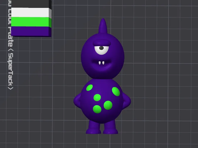 Glorb der Einäugige, Einhorn-Lila Menschenfresser – Kostenloses 3D ...