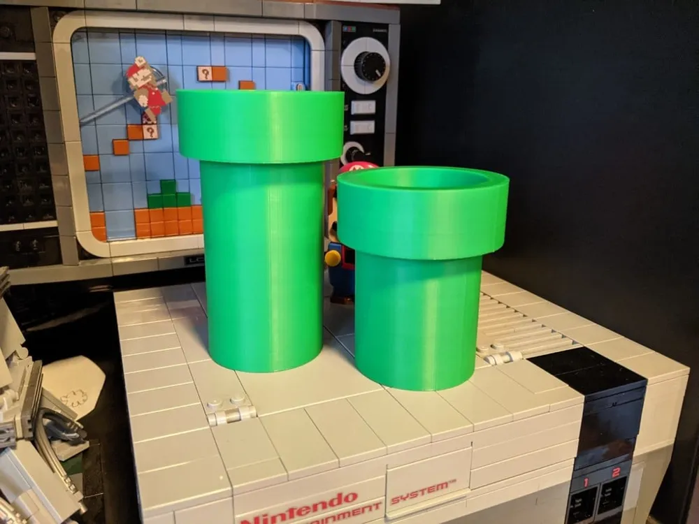 Mario Tube - Storage Container by BlomsD - MakerWorld