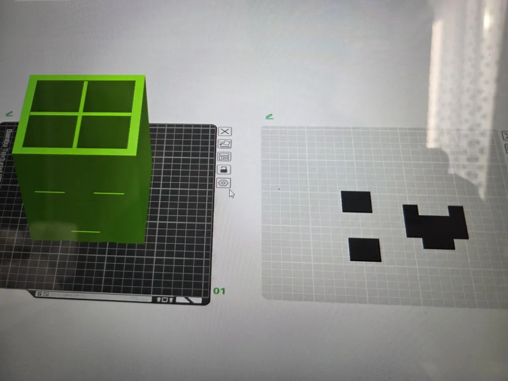 Stifthalter Minecraft Stil Creeper (kein AMS) – Kostenloses 3D ...