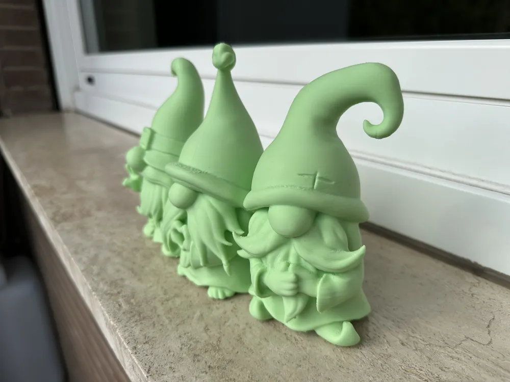 3 cute Gnomes - Free 3D Print Model - MakerWorld