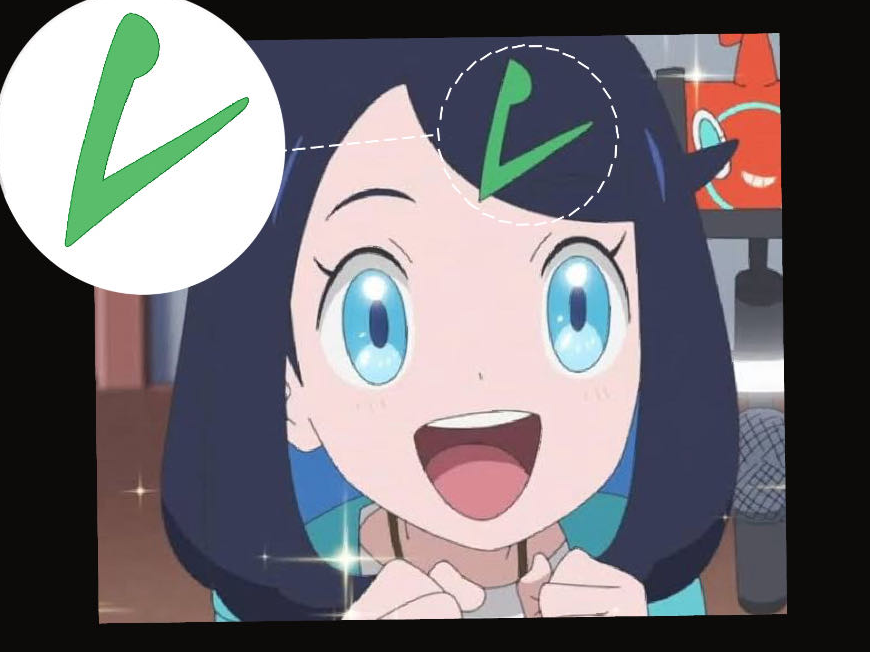 Pokémon Horizons Liko Hair Clip (Salmon Girl Appearance) by パブロ使 ️ ...