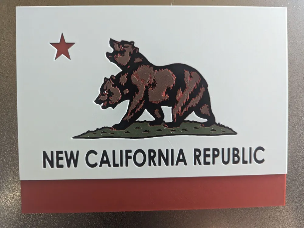 NCR Flag by the_bearded_jedi - MakerWorld