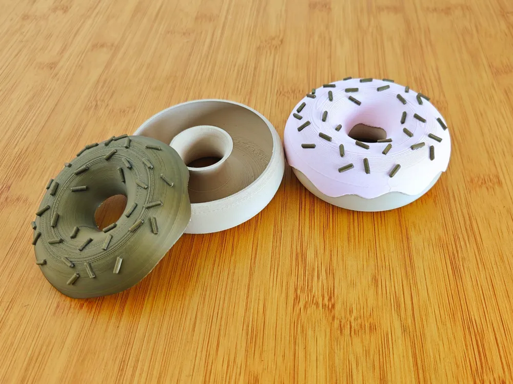 Donut Storage Box / Candy Bowl by Nature Hut MakerWorld: Download Free ...