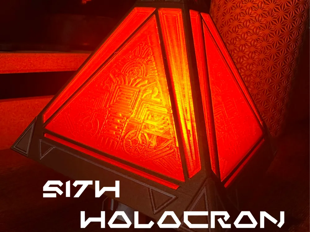 Sith Holocron Lamp by ldroberts626 MakerWorld: Download Free 3D Models