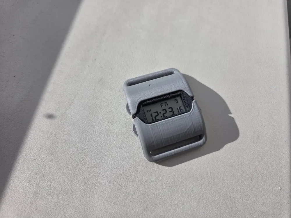 Pebble Style Casio Case - Free 3D Print Model - MakerWorld