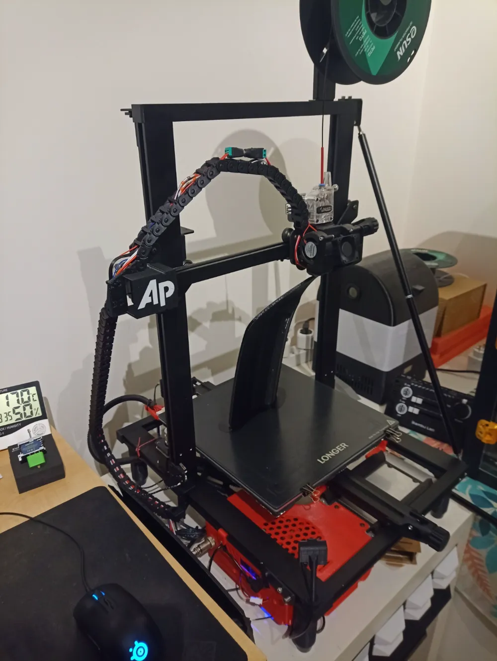 Strong Top Mount for Push Rod Kit - Longer LK1 / Alfawise U20 / Ender 3 ...