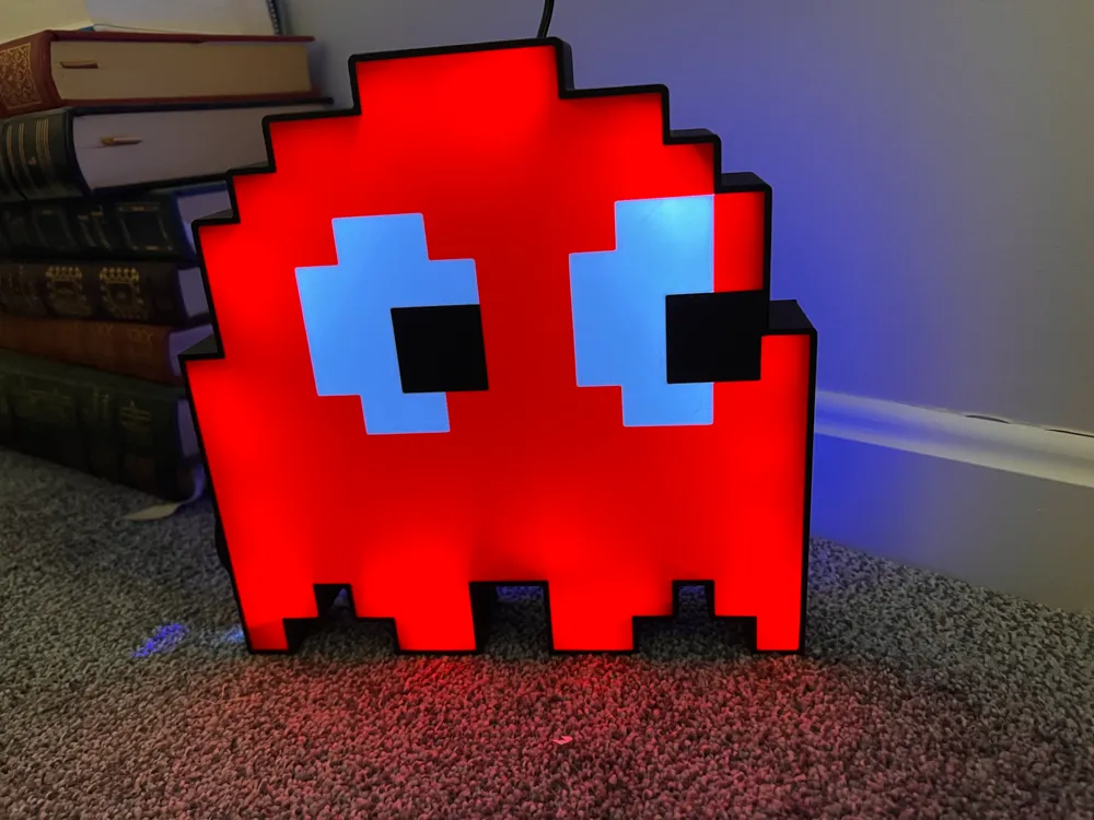 Two sided reversible Pac-Man LED lamp by BeeTee 3D - MakerWorld