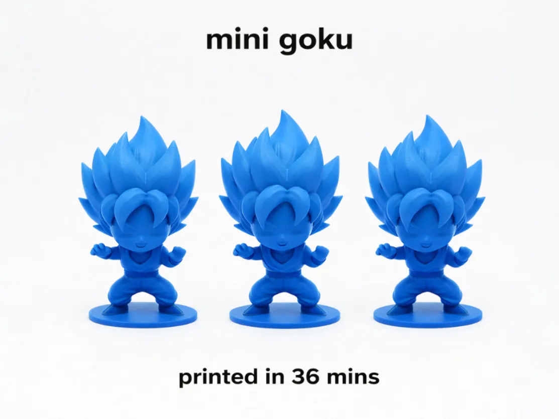 Mini Goku – Figura de Héroe Saiyajin Inspirada - Modelo de impresión 3D ...