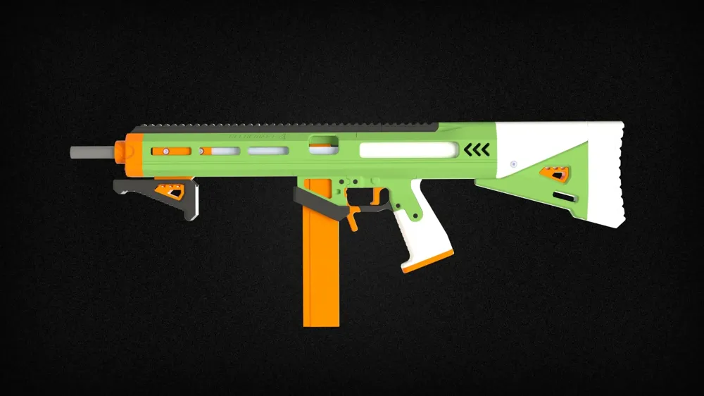 NERF Alchemist Soft Dart Blaster/Alchemist Remixed by Fiddesticks丶 MakerWorld: Download Free 3D ...